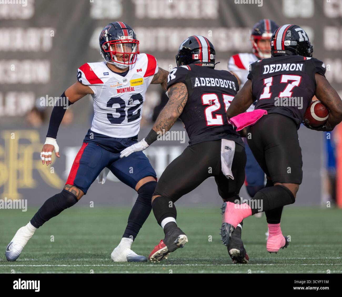 Ottawa, Canada. 18 Oct 2025. m32. Canadian Football League (CFL ...