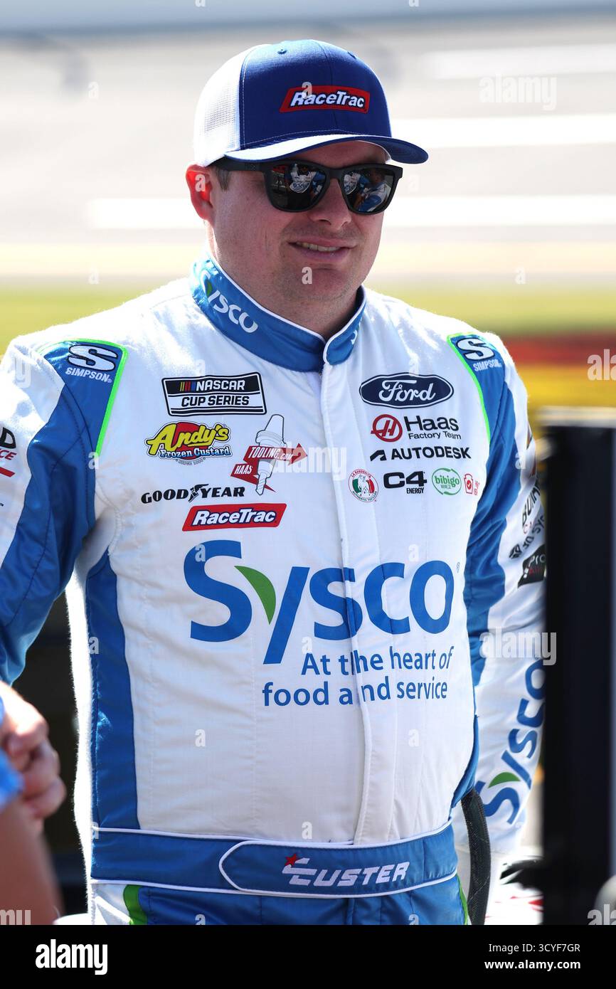 TALLADEGA, AL - OCTOBER 18: Cole Custer (#41 Haas Factory Team Sysco ...