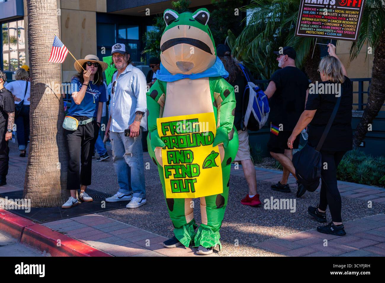 Inflatable frog costume hi-res stock photography and images - Alamy