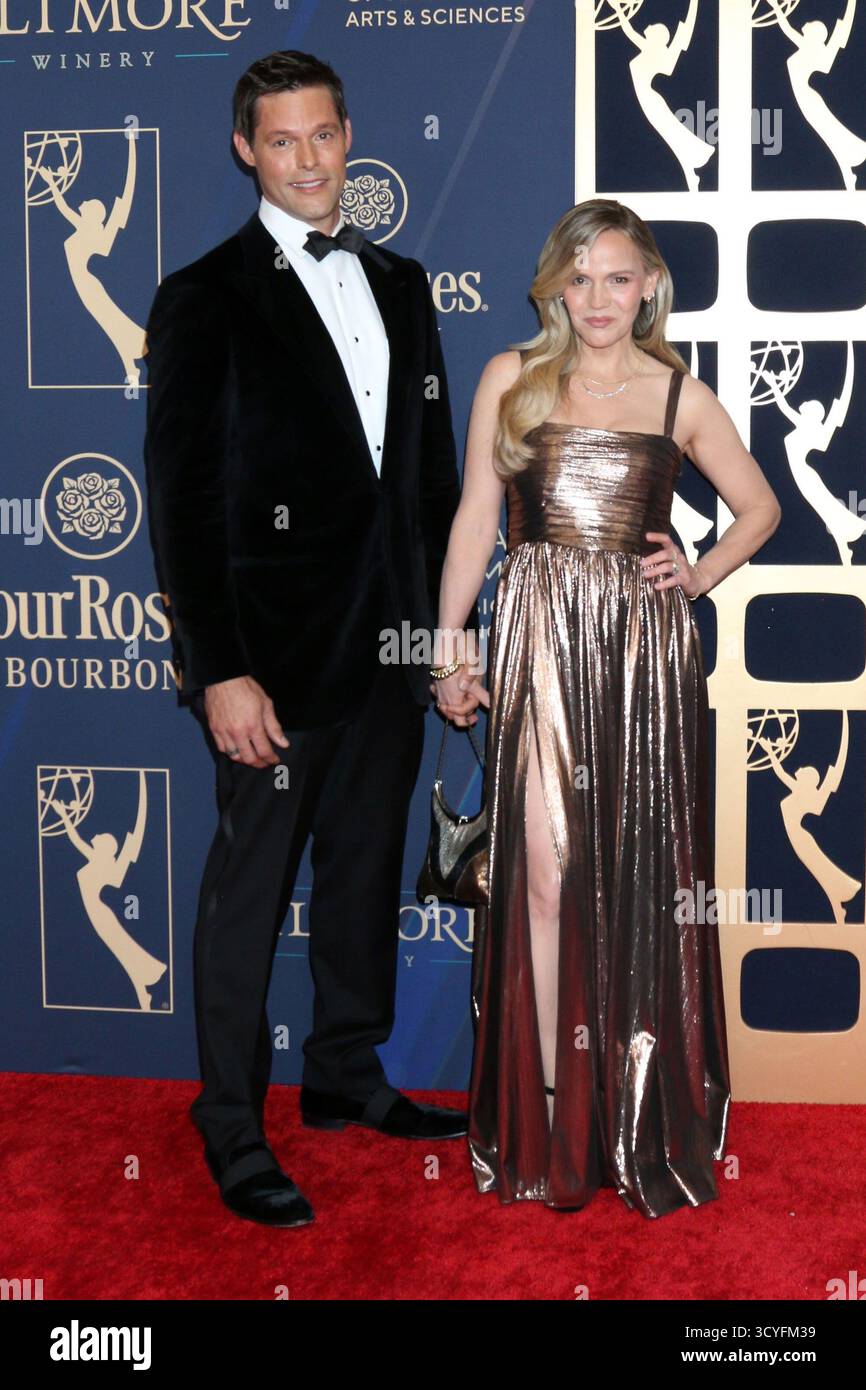 Ca. 17th Oct, 2025. Justin Bruening, Alexa Havins at arrivals for The ...