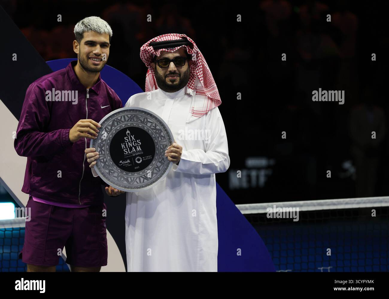 Riyadh, Saudi Arabia. 18th Oct, 2025. Tennis SIX KINGS SLAM 2025 Carlos ...