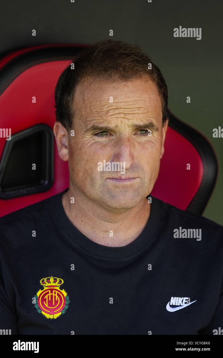 Jagoba Arrasate, head coach of RCD Mallorca during the Spanish ...