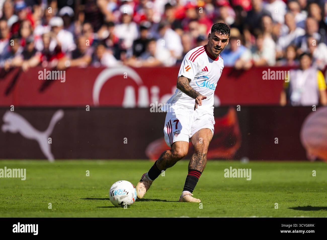 Isaac Romero of Sevilla during the Spanish championship LaLiga football ...