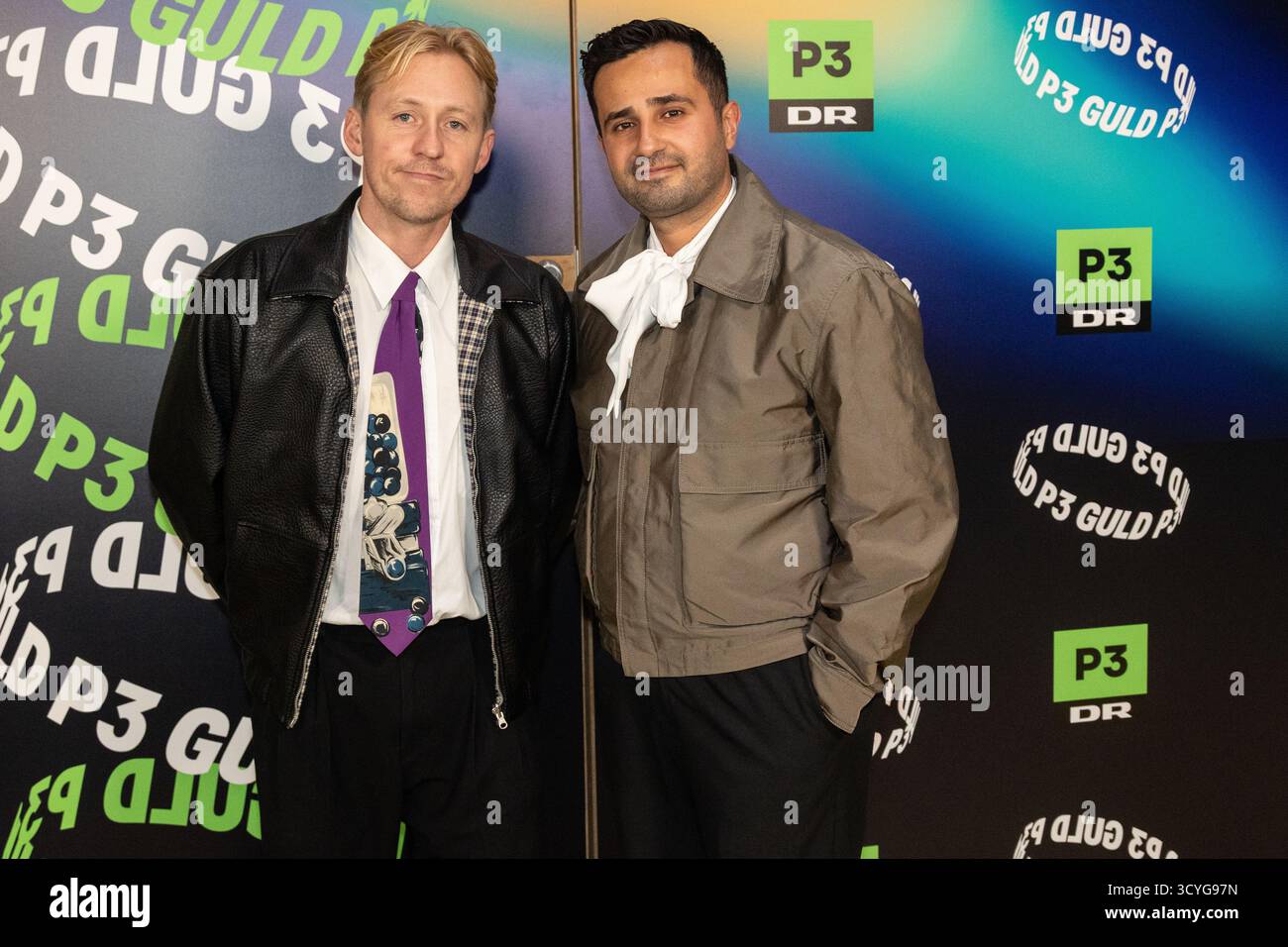 Morten Nabild and Adnan Al-Adhami arrive at the Golden Carpet of the P3 ...