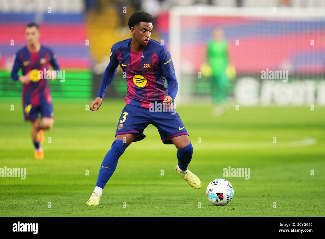 Alejandro Balde of FC Barcelona during the La Liga EA Sports match ...