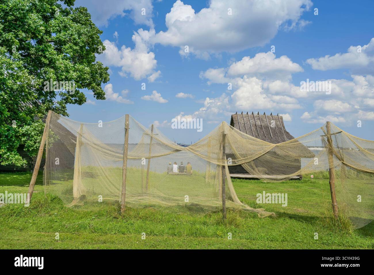 Fischerhütte, Fischernetze, Estnisches Freilichtmuseum, Rocco al Mare ...