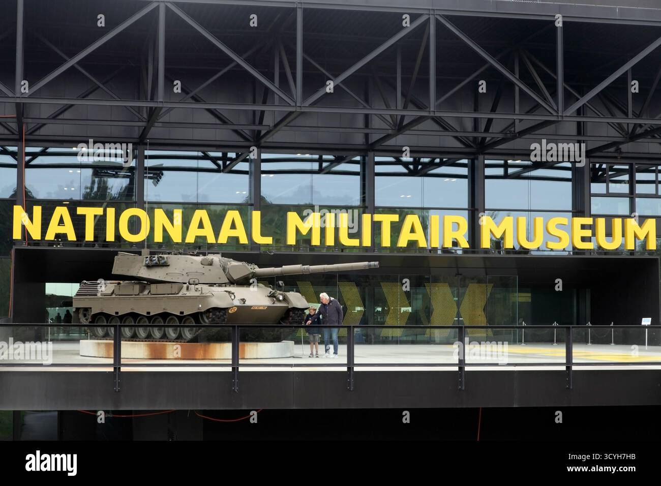 Leopard 1V tank at the Nationaal Militair Museum / National Military ...