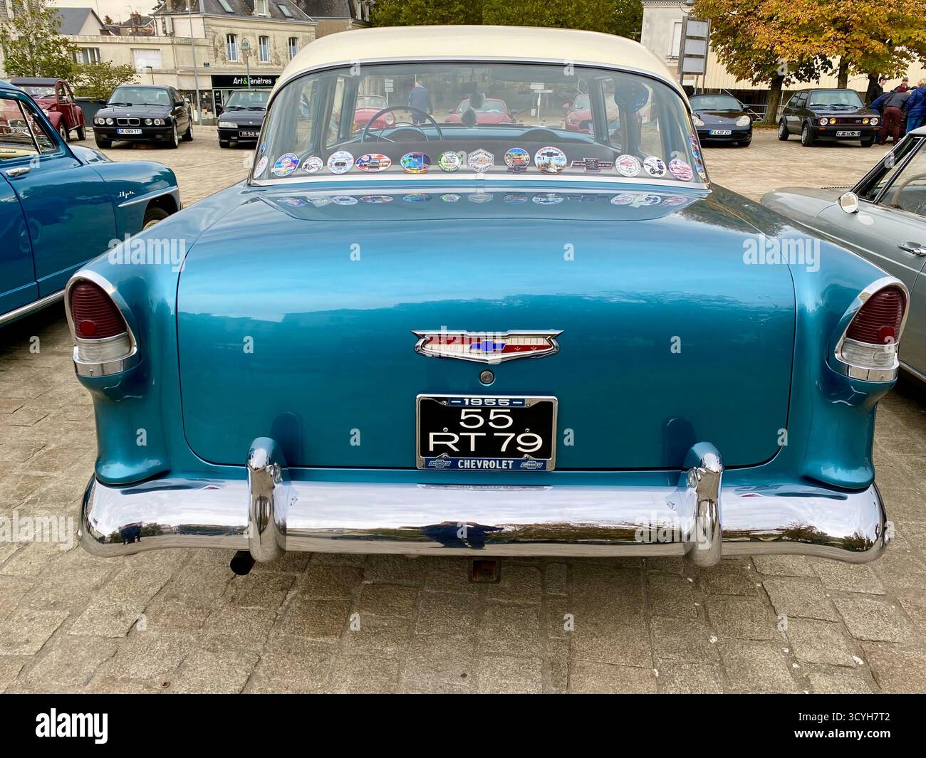1955 chevrolet engine hi-res stock photography and images - Alamy
