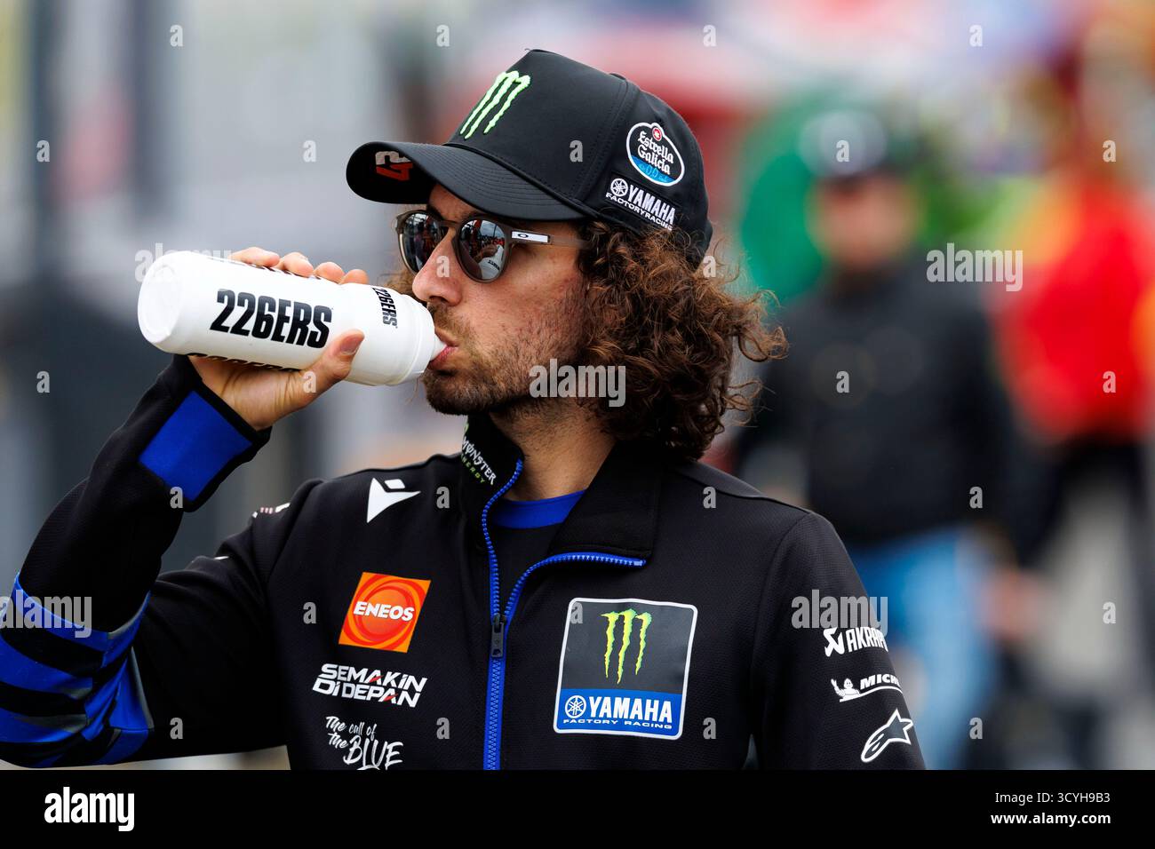 Number 42 Monster Energy Yamaha MotoGP rider Alex Rins during the ...