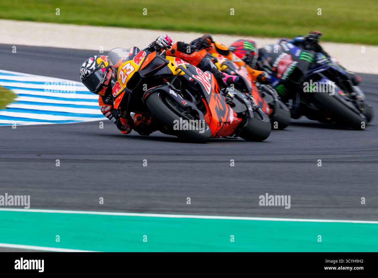 Number 23 Red Bull Tech3 rider Enea Bastianini during the race at the ...