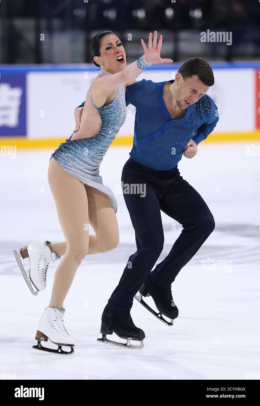 Charlene GUIGNARD and Marco FABBRI of Italy perform during Ice Dance ...