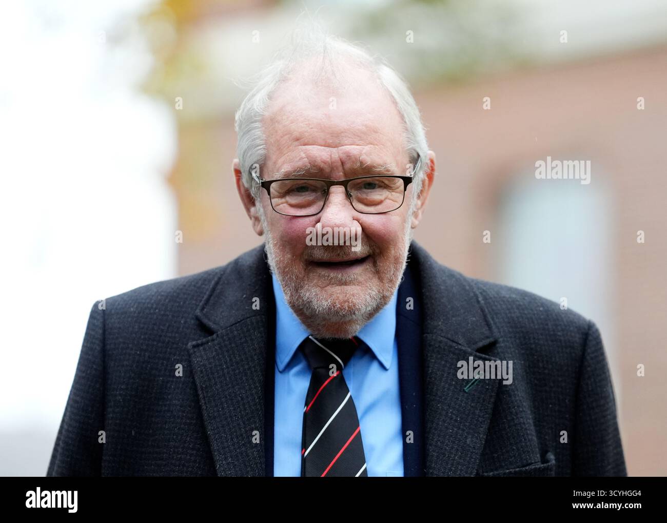 Richard Caborn arrives at St Mary’s Church, Barnsley, for the funeral ...