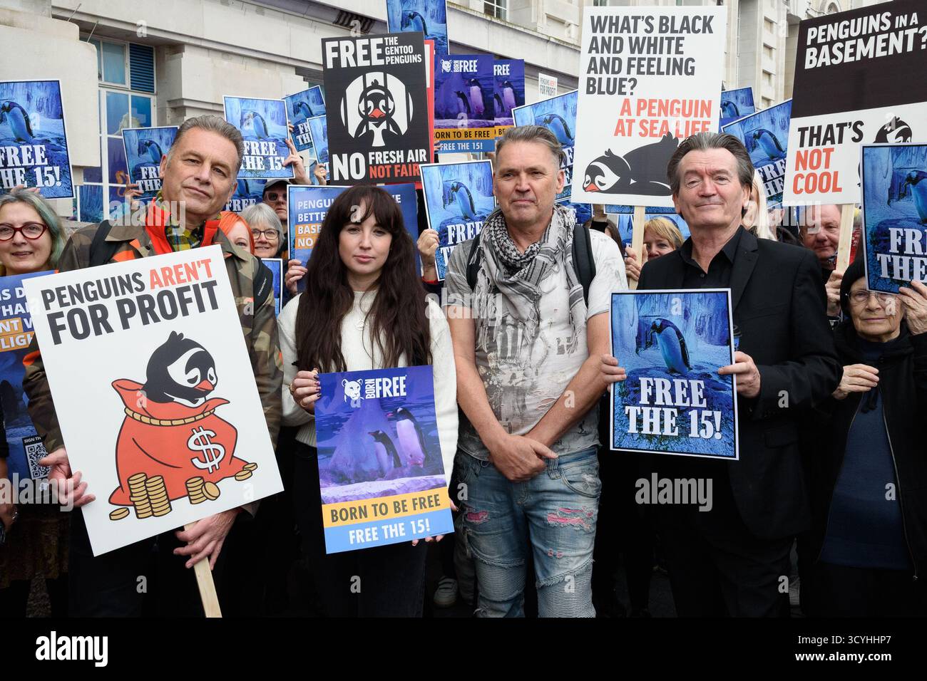 London, UK. 19 October, 2025. Chris Packham, Dale Vince and Feargal ...