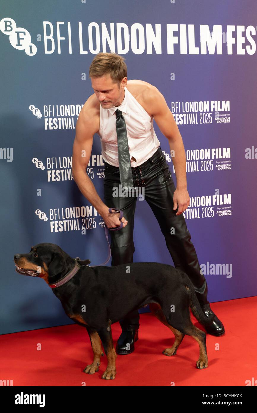 London, United Kingdom. 16th October 2025. Alexander Skarsgard and ...