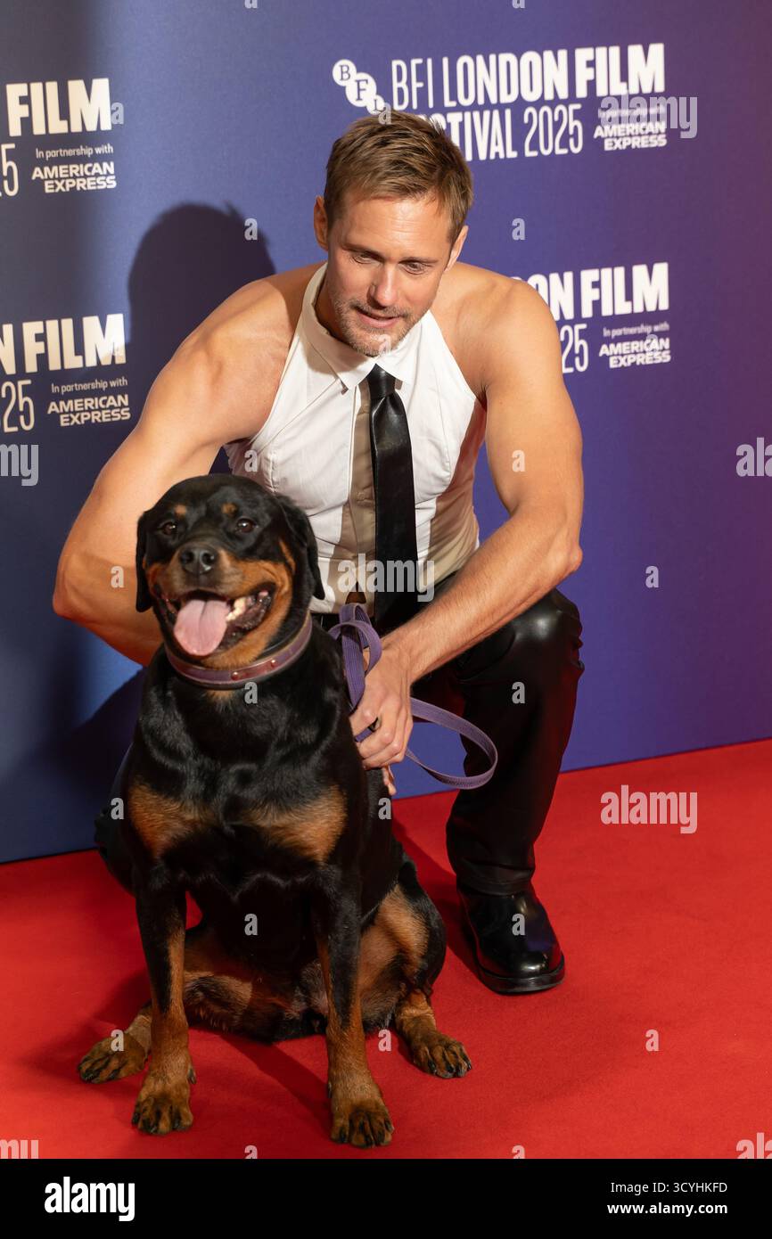 London, United Kingdom. 16th October 2025. Alexander Skarsgard and ...