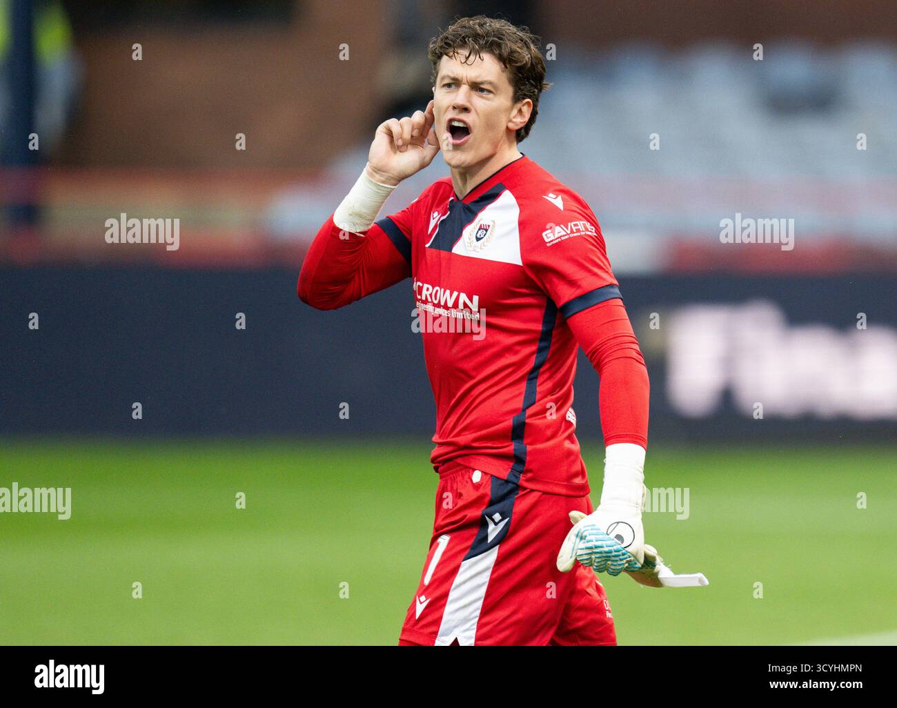 DUNDEE, SCOTLAND - OCTOBER 19: Dundee's Jon McCracken celebrates at ...