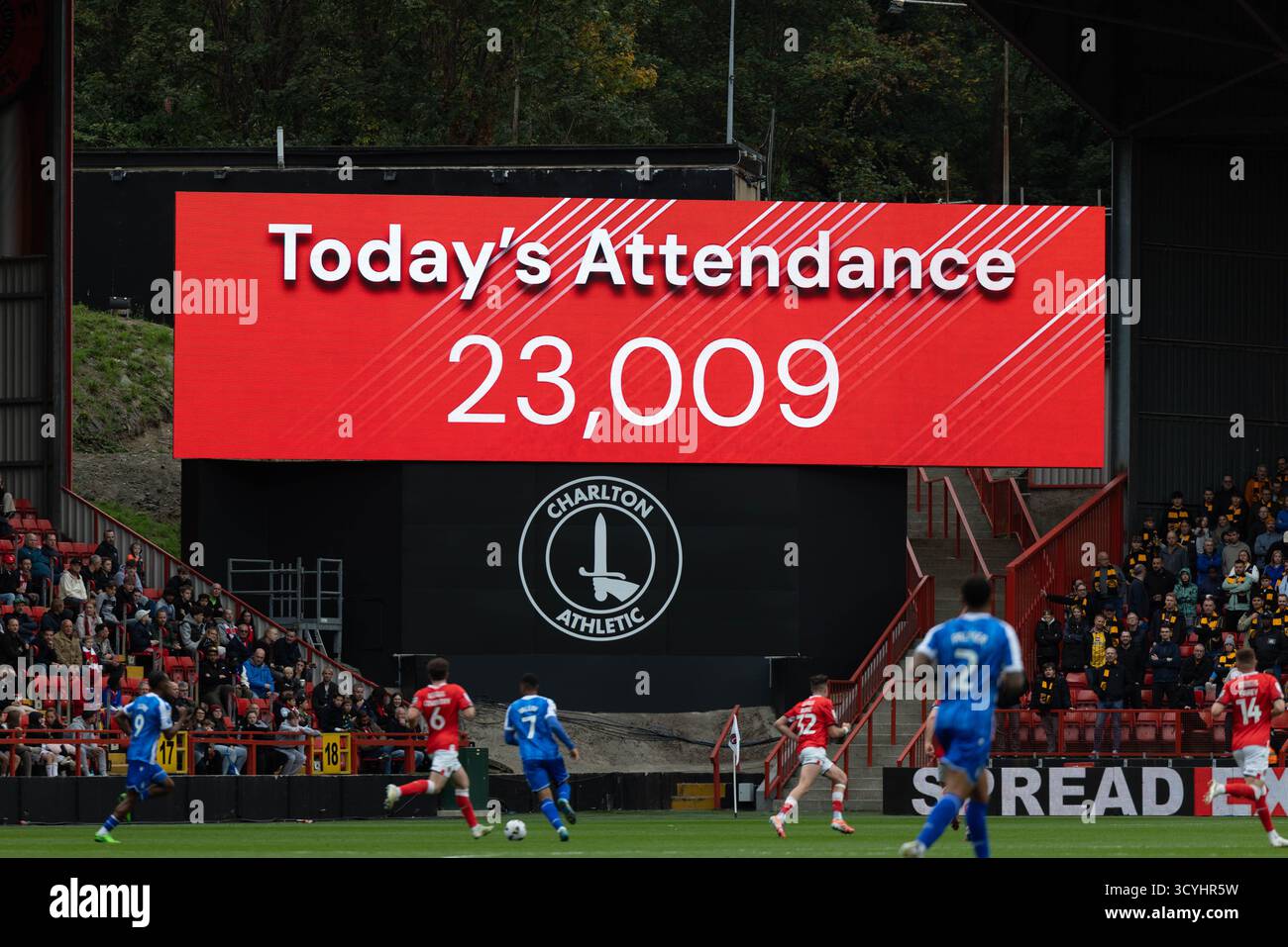 new screen at Charlton Picture: Paul Edwards Stock Photo - Alamy