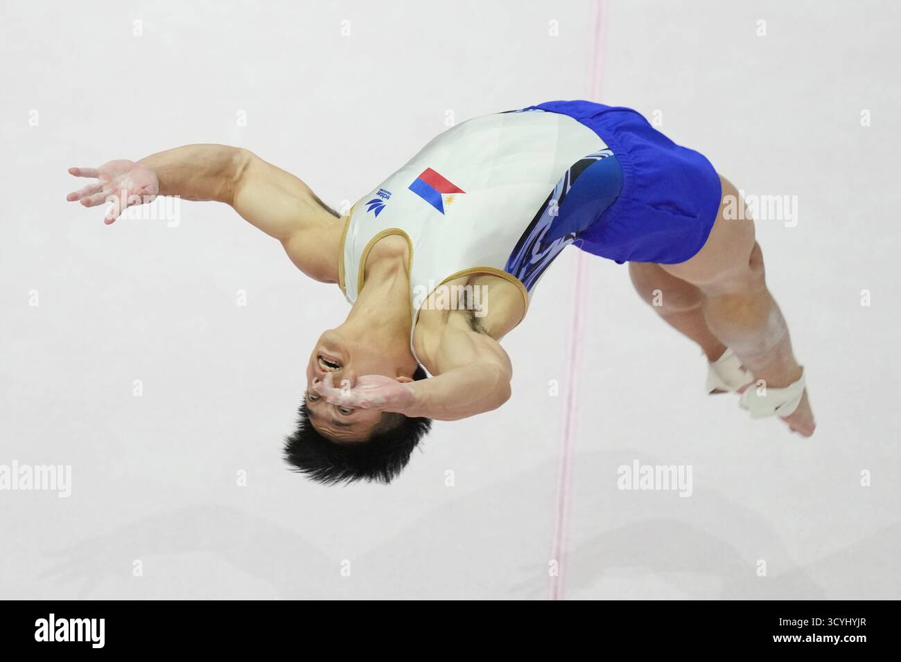 Carlos Edriel Yulo of the Philippines performs his floor excercise ...
