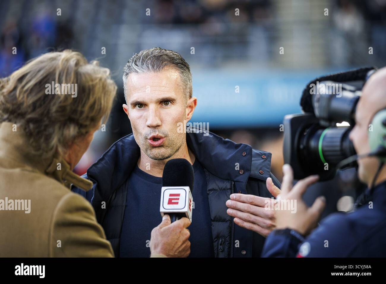 ALMELO - Feyenoord coach Robin van Persie during the Dutch Eredivisie ...