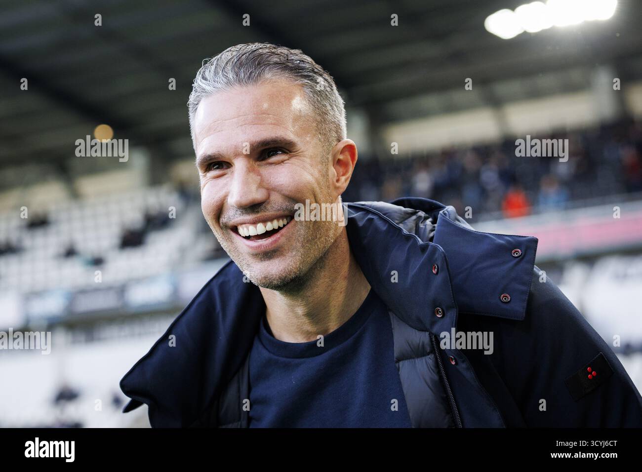 ALMELO - Feyenoord coach Robin van Persie before the Dutch Eredivisie ...
