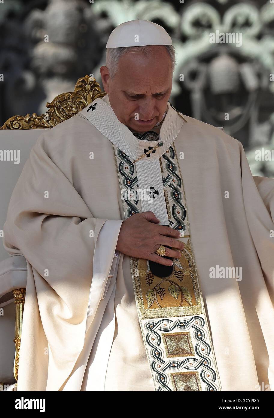 October 19, 2025. Vatican City - POPE LEO XIV celebrates the ...