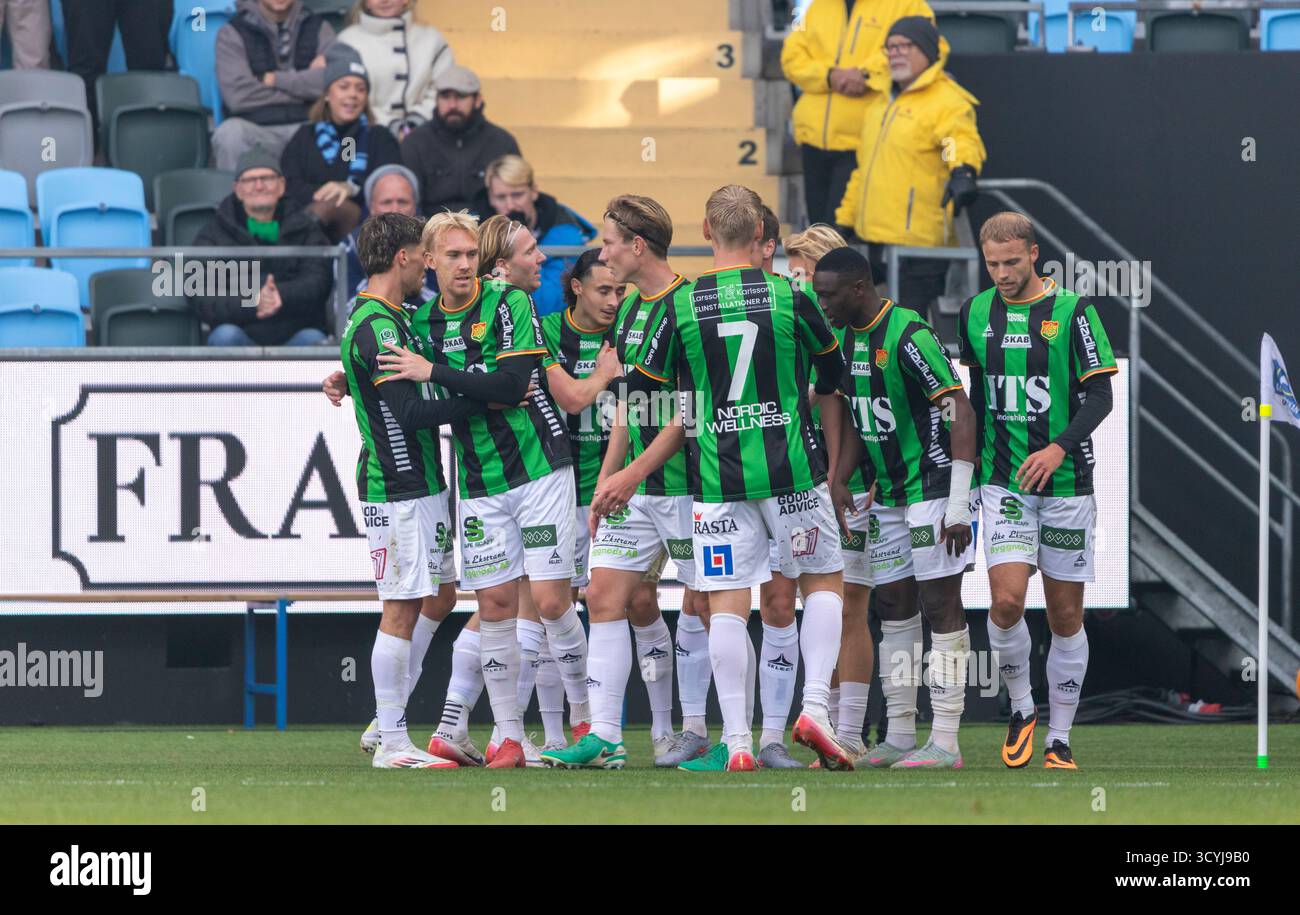 Gothenburg, Sweden. 19th okt 2025. Moment in first half of match ...