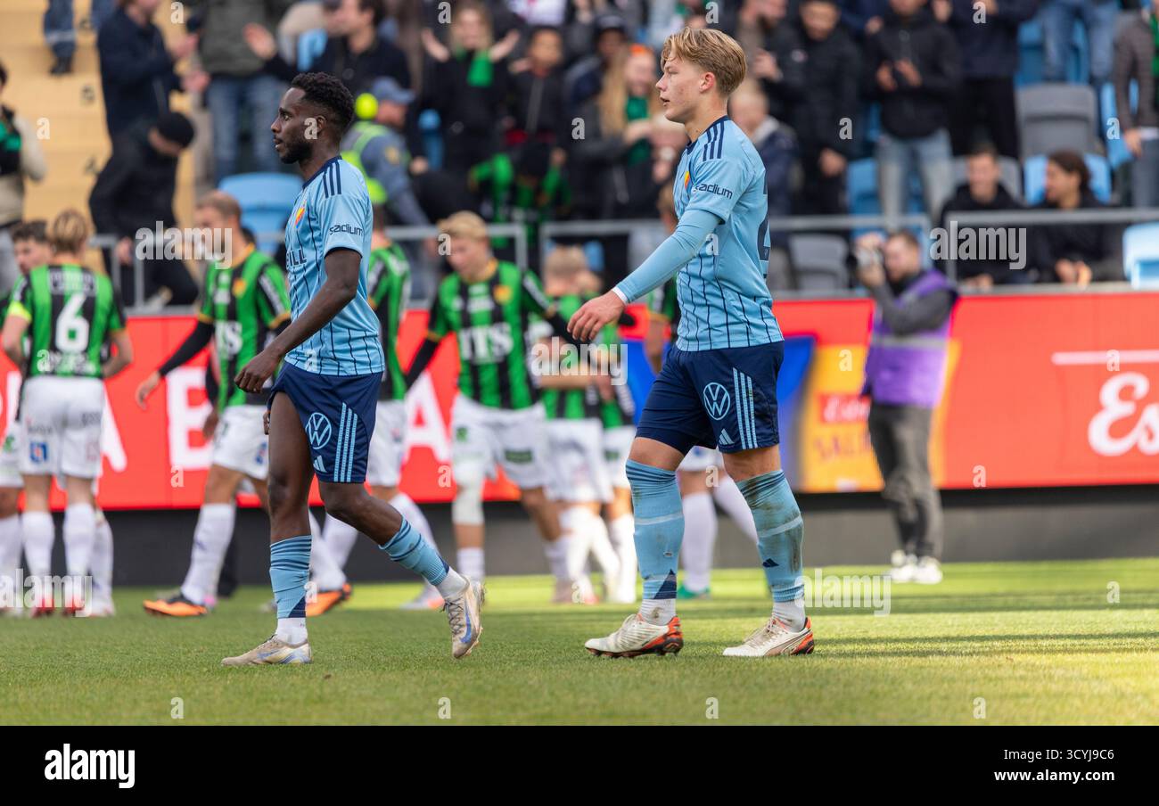 Gothenburg, Sweden. 19th okt 2025. Moment in first half of match ...