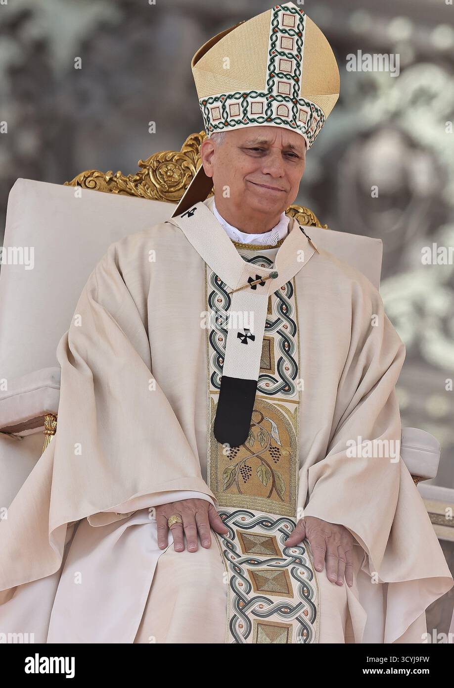 October 19, 2025. Vatican City - POPE LEO XIV celebrates the ...