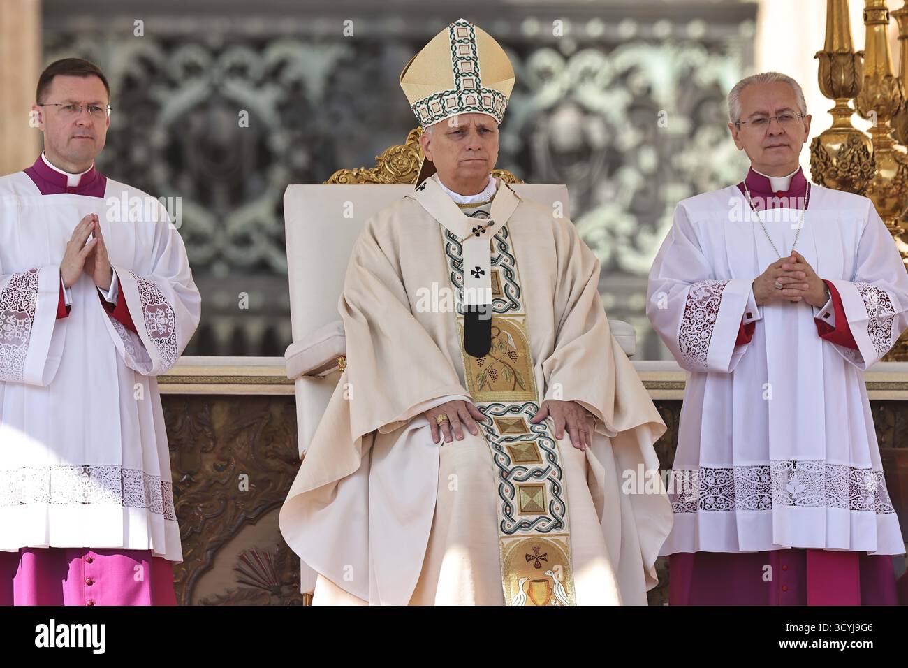 October 19, 2025. Vatican City - POPE LEO XIV celebrates the ...