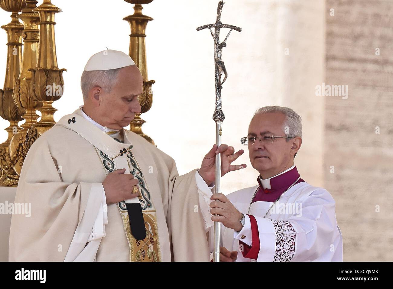 October 19, 2025. Vatican City - POPE LEO XIV celebrates the ...