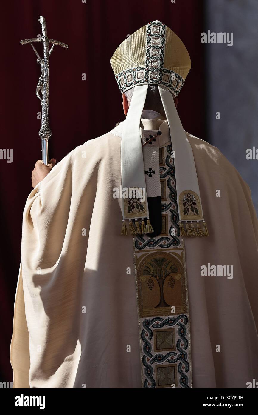 October 19, 2025. Vatican City - POPE LEO XIV celebrates the ...