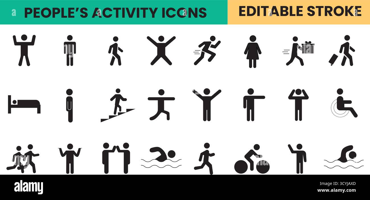 Icons persons Stock Vector Images - Alamy