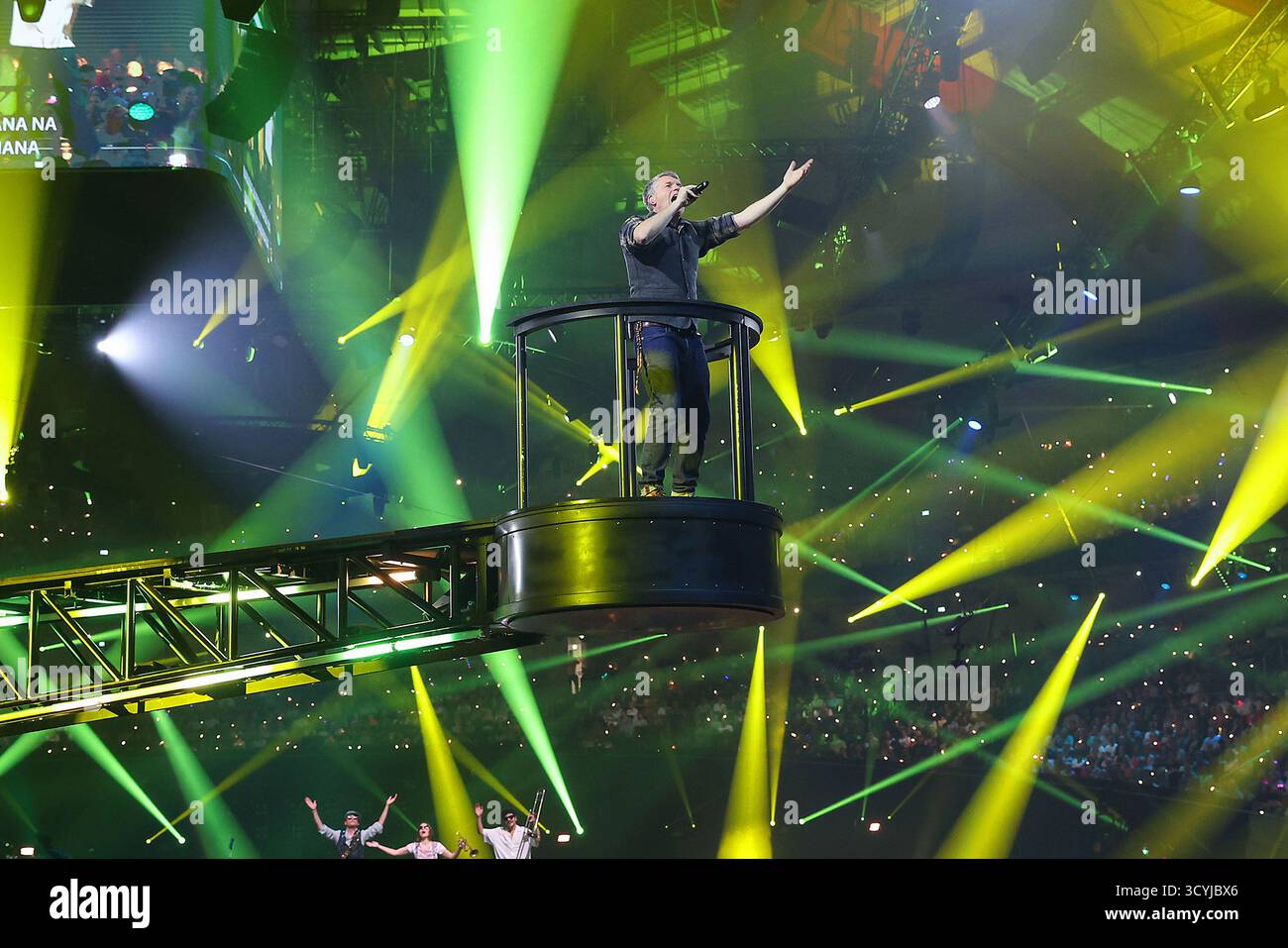 Dortmund, Germany. 19 October, 2025. Jimmy Kelly during the tv show ...
