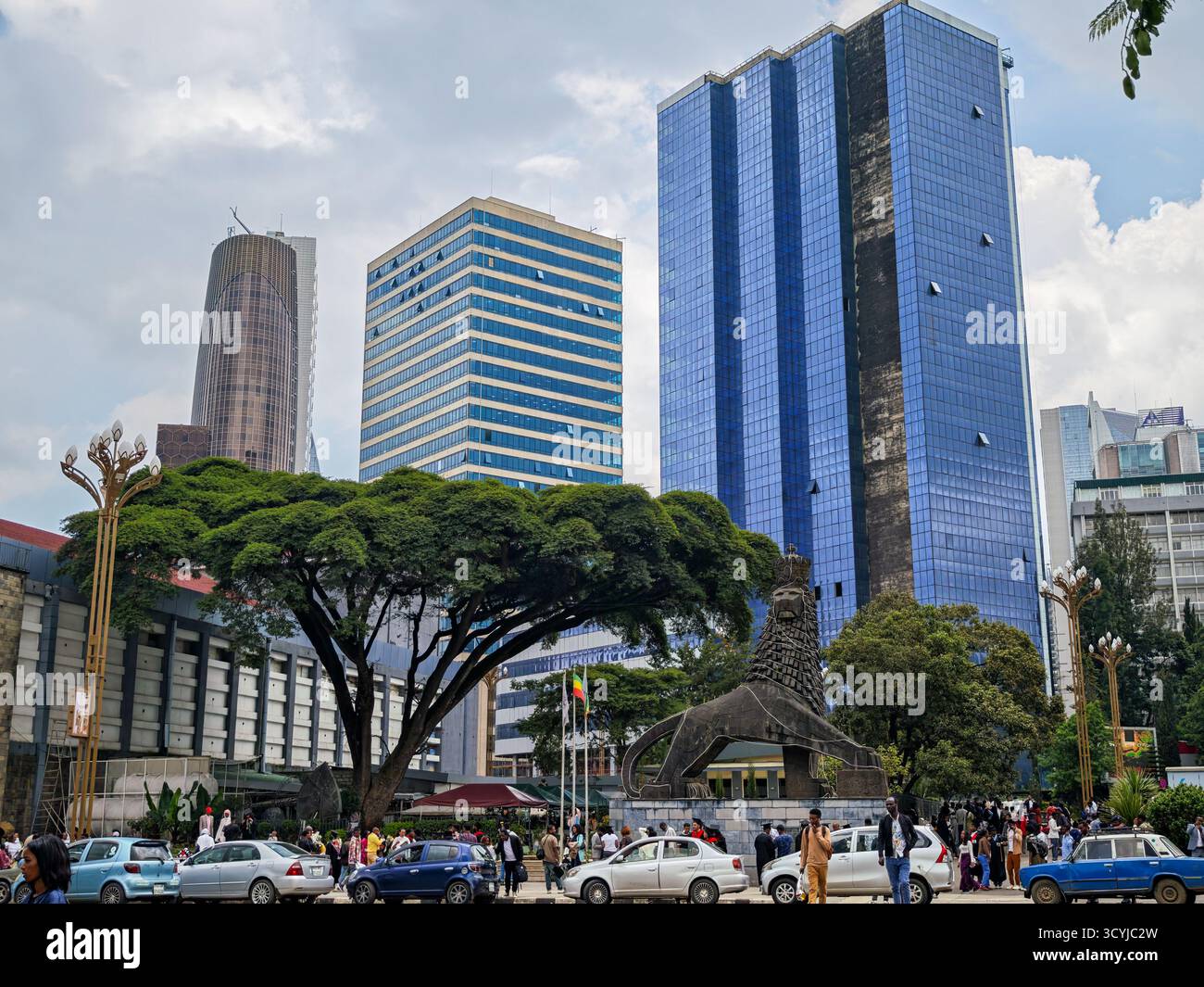 Addis Abeba, Ethiopia - 24 August 2025: view of the skyscrapers of ...