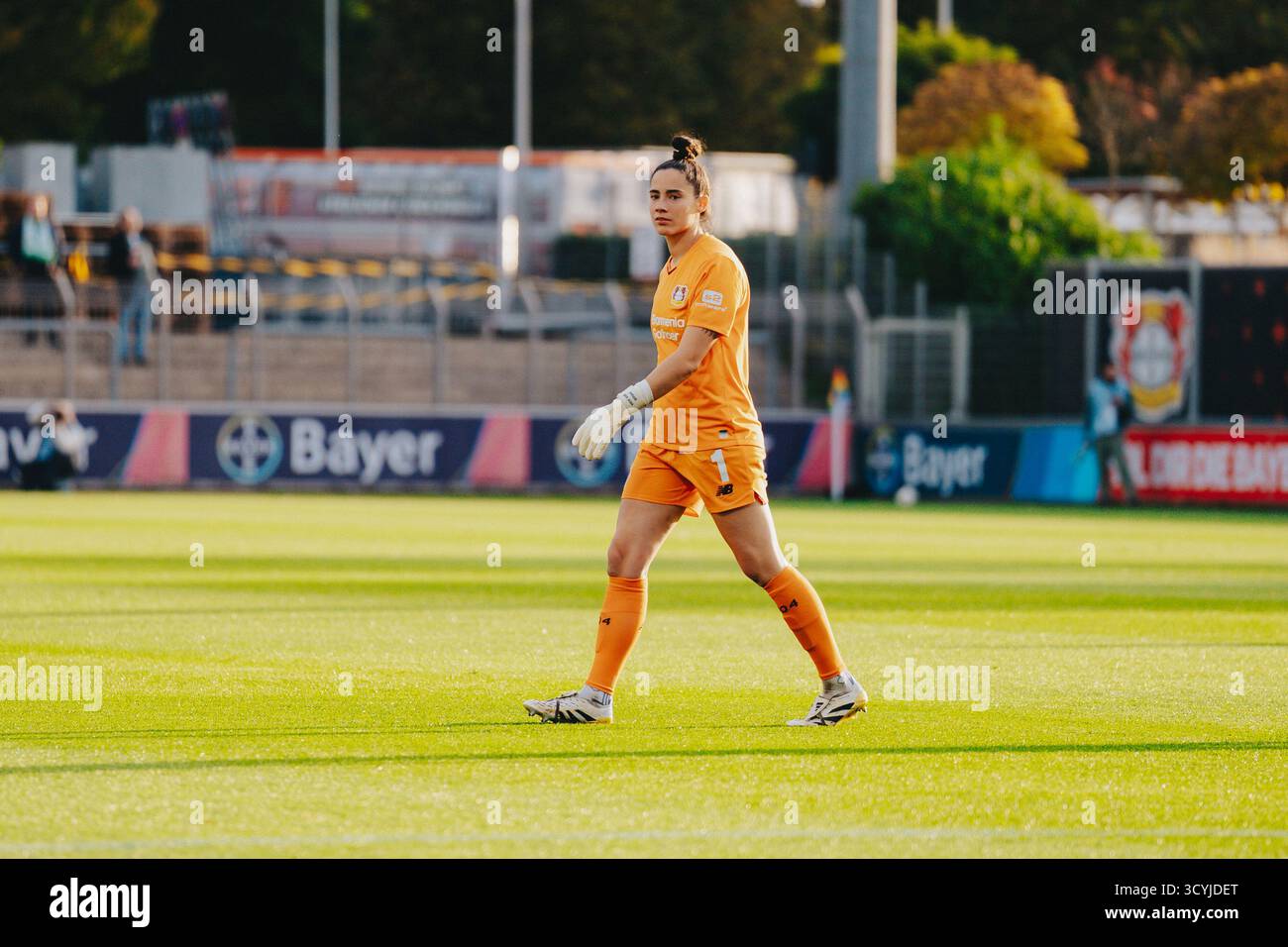 #Charlotte Voll (Bayer Leverkusen, 1) after her red card during the ...