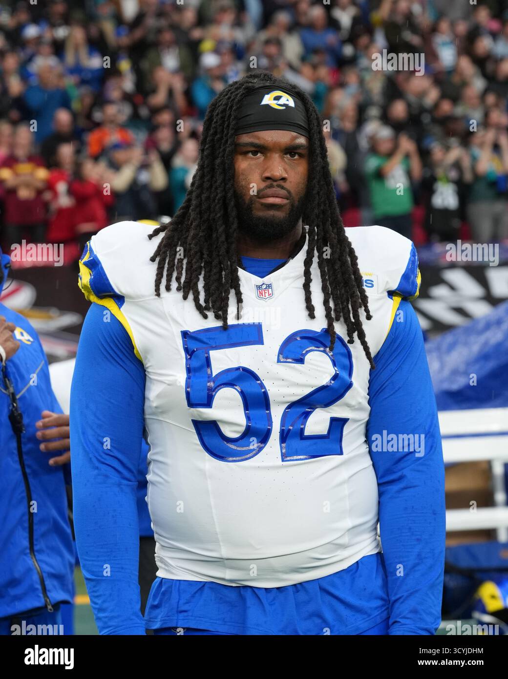 Los Angeles Rams defensive end Larrell Murchison (52) waits for the ...