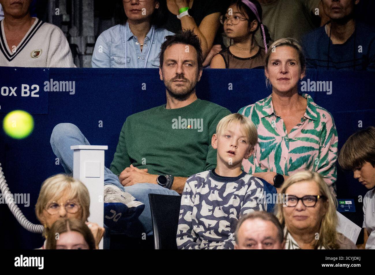 Brussels, Belgium. 18th Oct, 2025. Guga Baul, Laurent Bailleul and Tine ...