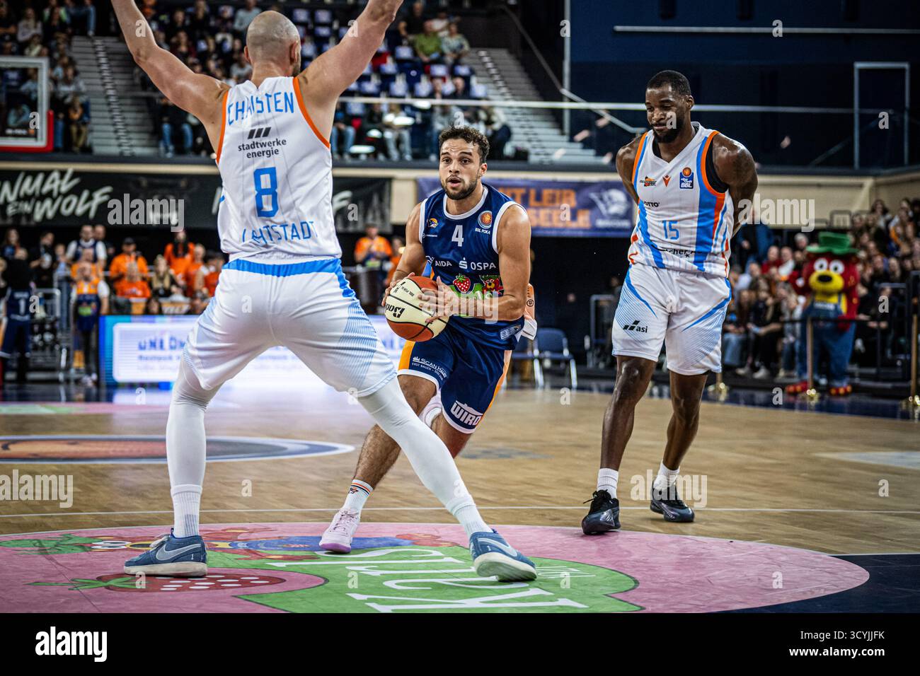 Rostock, Deutschland 19. Oktober 2025: 1.BBL - 2025/2026 - Rostock ...