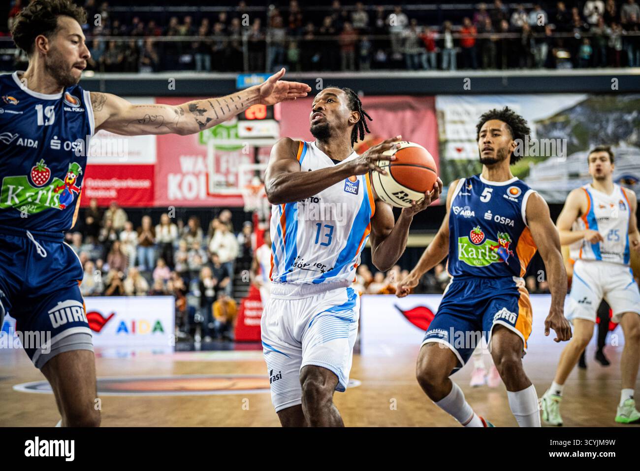 Rostock, Deutschland 19. Oktober 2025: 1.BBL - 2025/2026 - Rostock ...