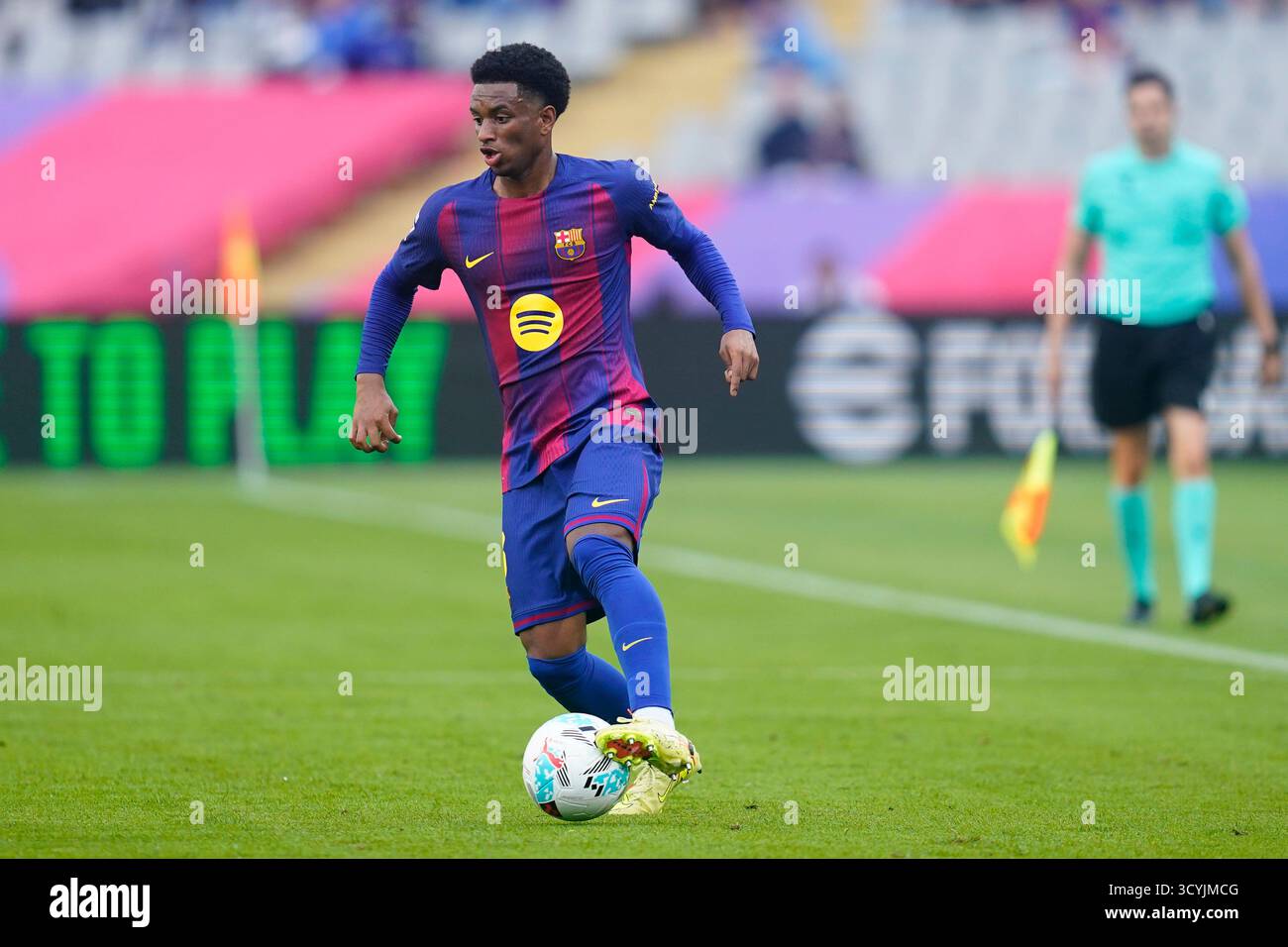 Alejandro Balde of FC Barcelona during the La Liga EA Sports match ...