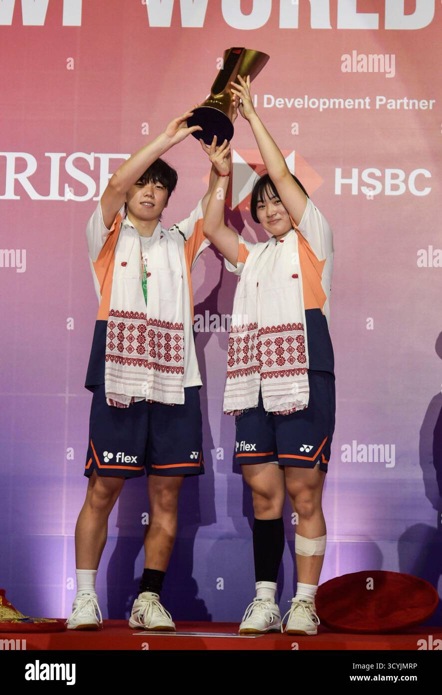 Guwahati, Assam, India. 19th Oct, 2025. Korea's LEE HYEONG WOO and ...