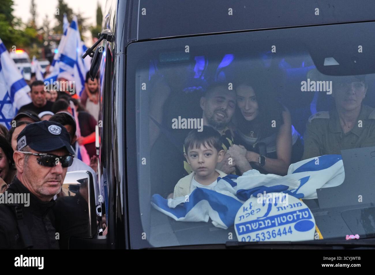 Freed Israeli hostage, Elkana Bohbot, who was recently released from ...