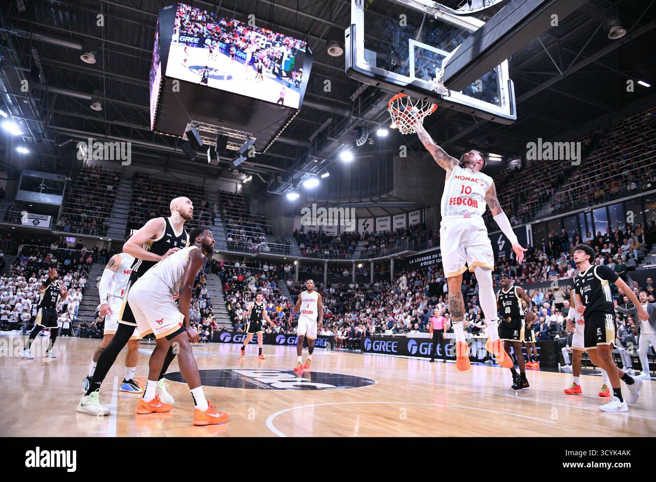 Daniel Theis from AS Monaco during the French championship, Betclic ...