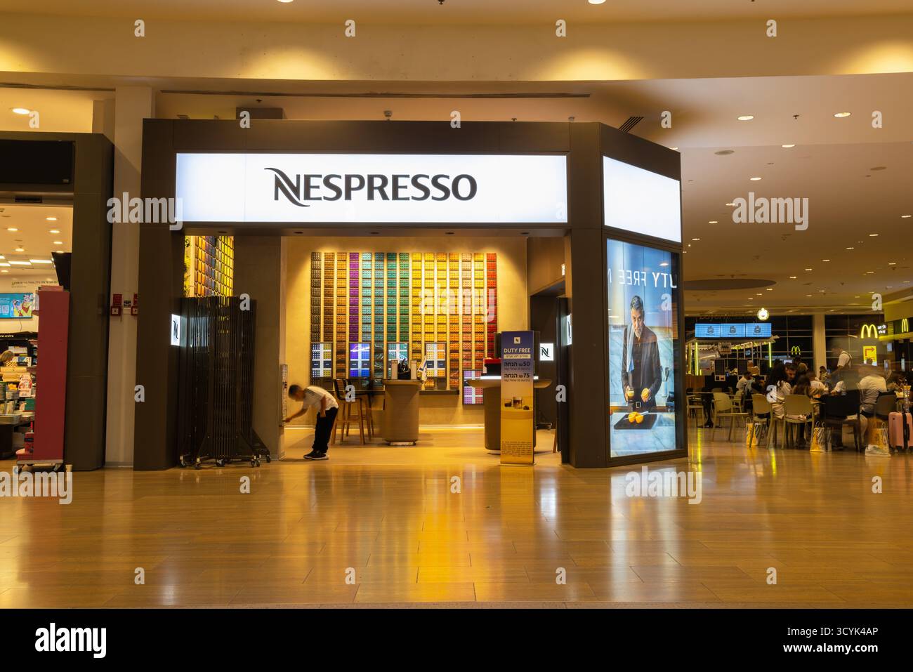 Nespresso Pop-up Store and Lounge Area at Ben Gurion International ...