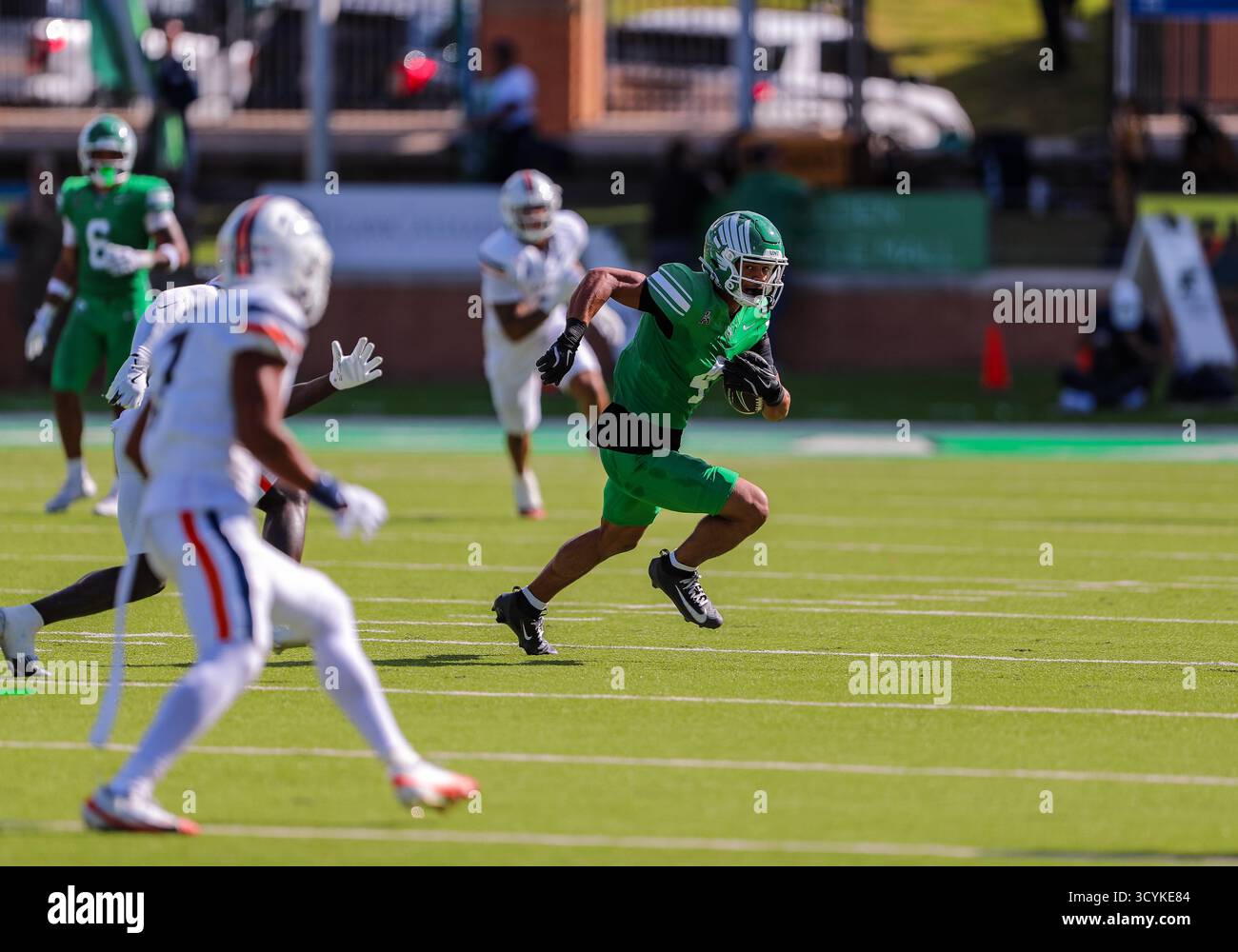 October 18, 2025:.North Texas Mean Green wide receiver Cameron Dorner ...
