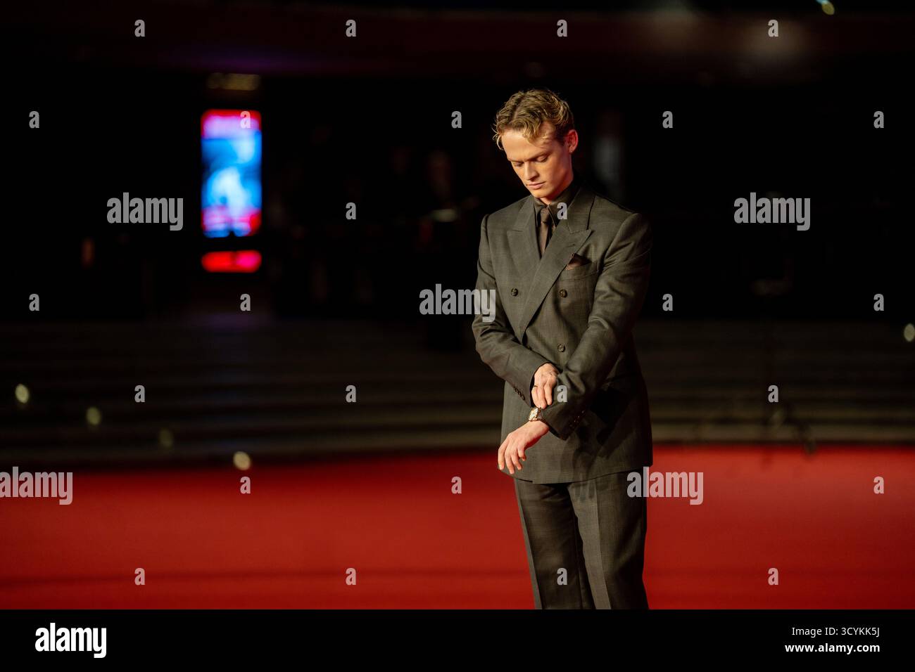 Rome, Italy. 19th Oct, 2025. Anson Boon attends the ''Good Boy'' red ...