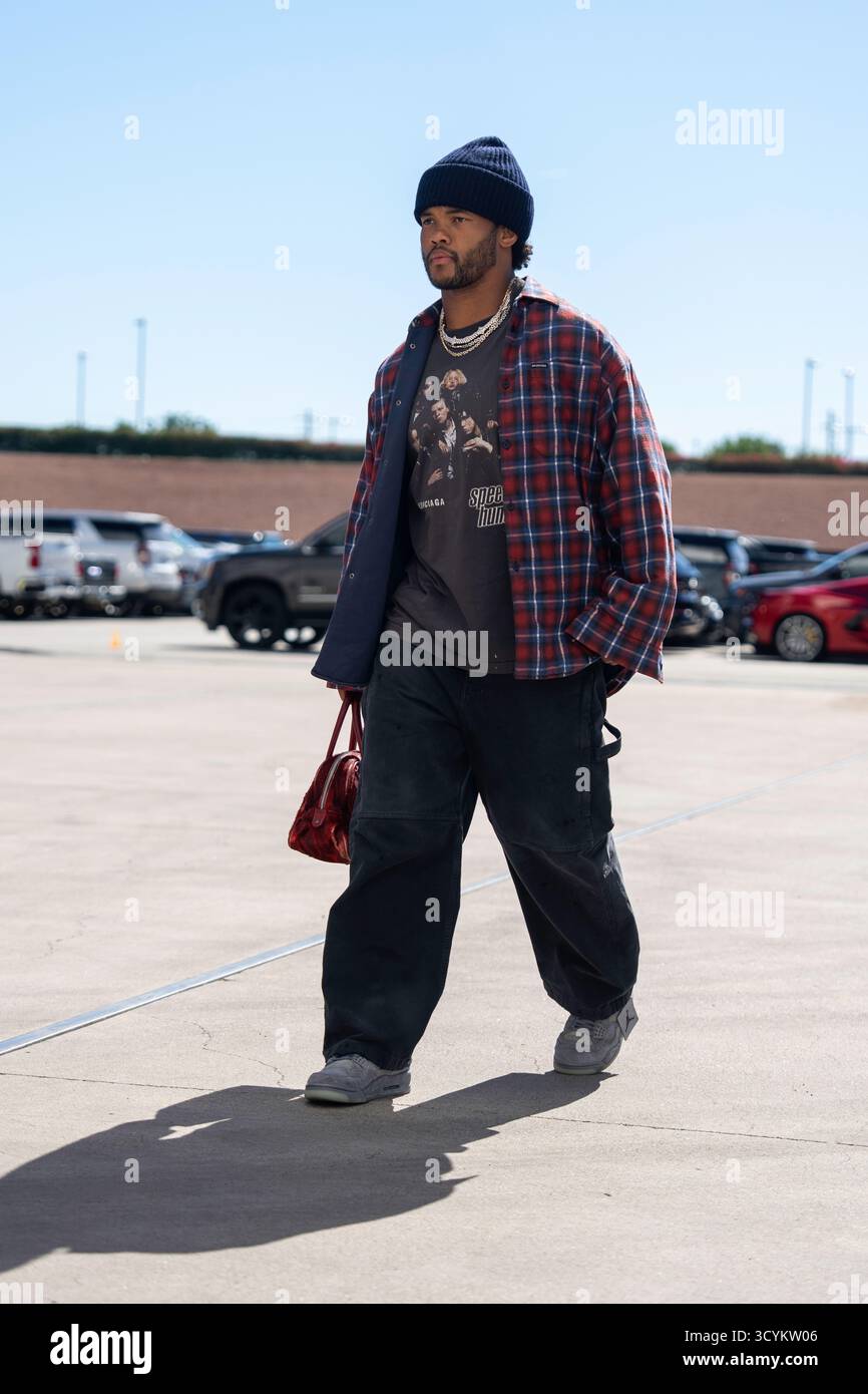 Arizona Cardinals quarterback Kyler Murray arrives to State Farm ...