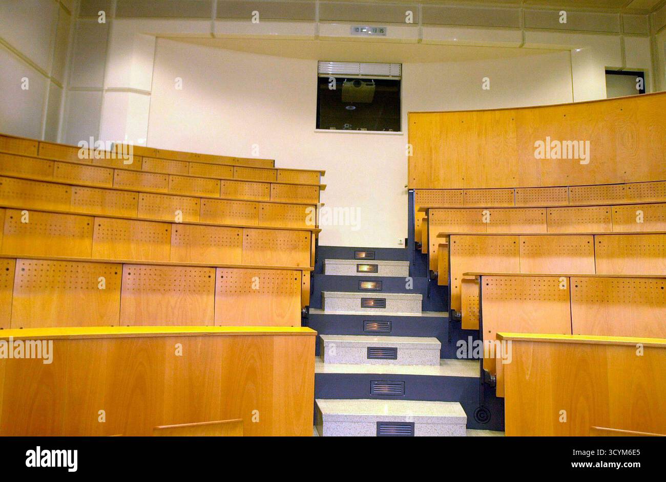empty lecture hall in a university, no students at the uni empty ...