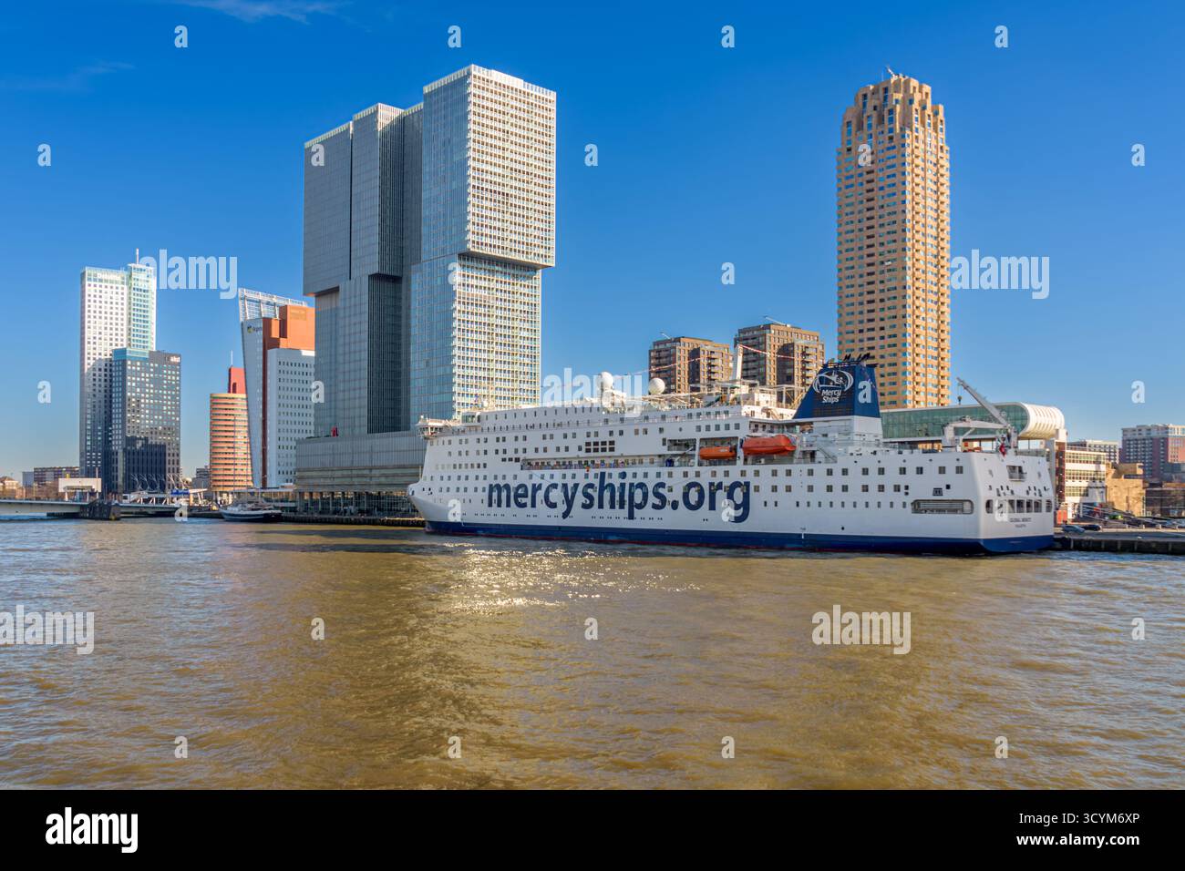 The Global Mercy, the largest hospital ship in the world, is docked in ...