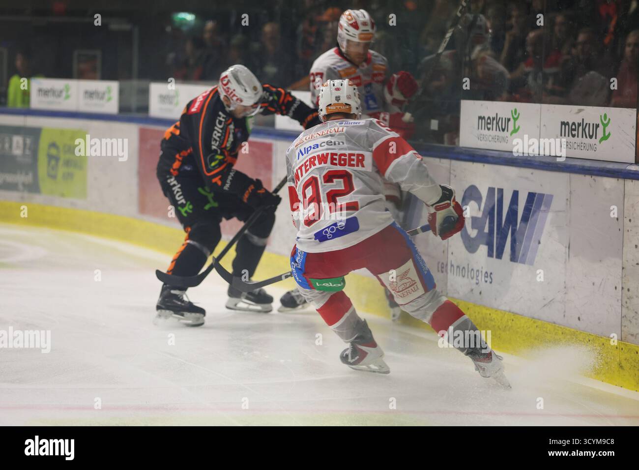 ICE Hockey League match between Graz 99ers and EC KAC in Austria ...